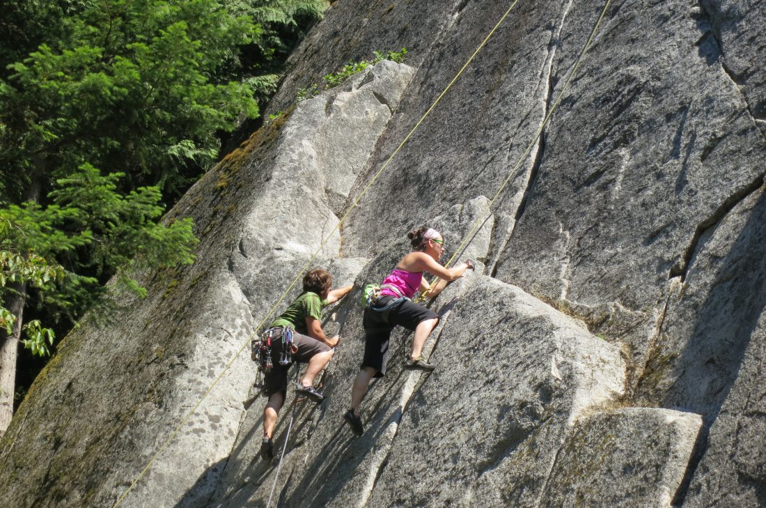 Beginner Rock Climbing in Squamish, B.C. Best Crags for the Novice ...